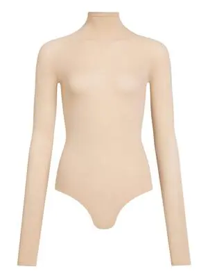 Alaïa Jersey Second Skin Bodysuit - Beige