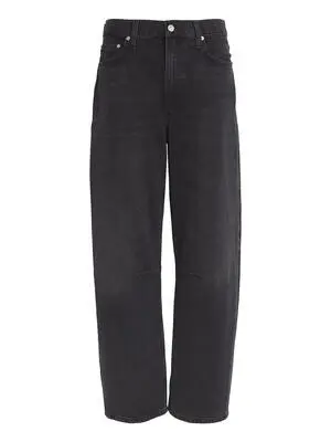 Citizens Of Humanity Miro Mid-rise Relaxed Jeans - Black