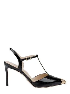 L'Agence Kaveh Slingback Pump - Black Patent