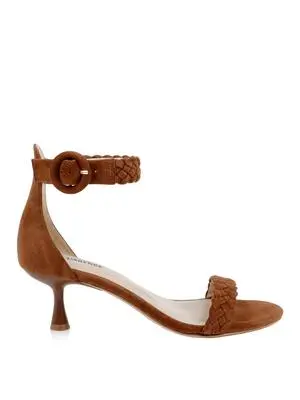 L'Agence Andelle Kitten-heel Sandal - Buckskin Suede