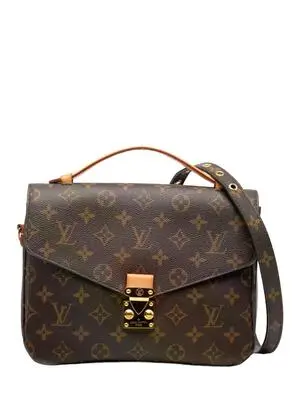 LOUIS VUITTON 2016 Pochette Metis Satchel - Brown