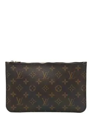 LOUIS VUITTON 2019 Monogram Neverfull Pouch - Brown
