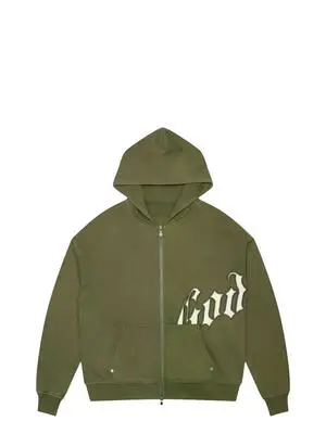 GODSPEED Logo Zip Hoodie - Green