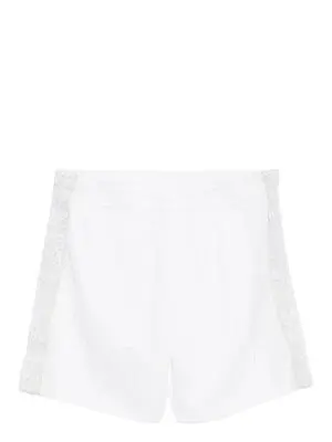 Casablanca Laurel Track Shorts - White