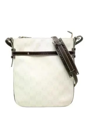 Loewe Anagram Coated Canvas Crossbody Bag - White