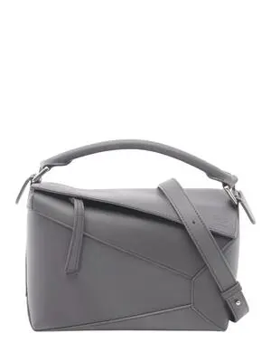 Loewe Small Calfskin Puzzle Satchel - Grey