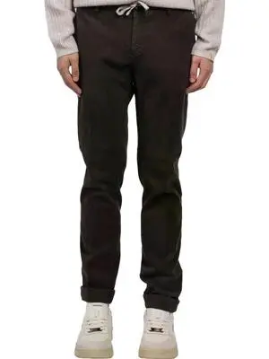 MASON'S Drawstring Trousers - Brown