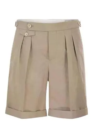 Brunello Cucinelli Turn-up Hem Shorts - Neutrals