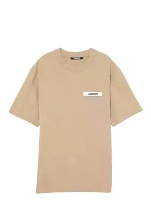 Jacquemus Logo-detail T-shirt - Neutrals