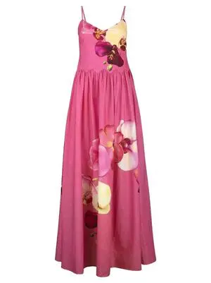 ASTON STUDIO Delia Floral Dress - Pink