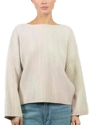Rag & Bone Ingrid Ribbed Sweater - Neutrals