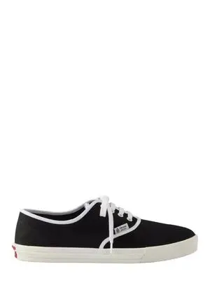 Prada Lace-up Round-toe Sneakers - Black