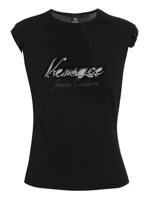 Versace Sequin T-shirt - Black