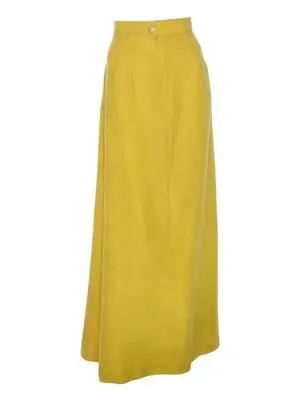 ODYLYNE Jacquard Maxi Skirt - Yellow
