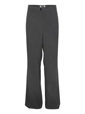 KRIZIA Button-fastening Flare Trousers - Grey