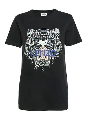 Kenzo Tiger Print T-shirt - Black
