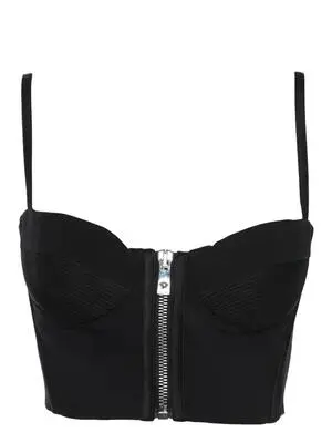 Versace Adjustable-straps Top - Black