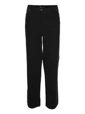 ELENA MIRO` Straight-leg Jeans - Black