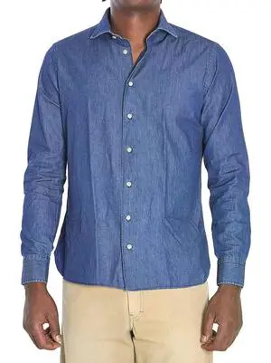 BORRIELLO NAPOLI Marechiaro Denim Shirt - Blue