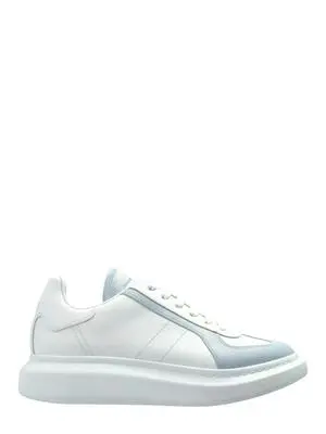 Alexander McQueen Oversized Retro Leather Sneakers - White