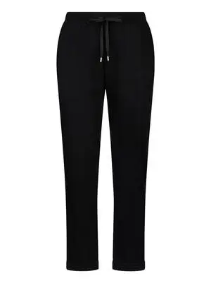Liu Jo Elasticated Fleece Track Pants - Black