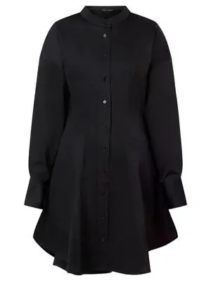 Proenza Schouler Button Mini Shirt Dress - Black