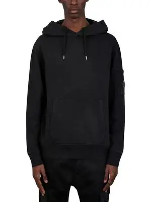 C.P. COMPANY Long-sleeve Hoodie - Black