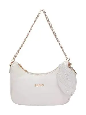 Liu Jo Logo-lettering Shoulder Bag - Neutrals