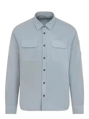 C.P. COMPANY Pocket Button Shirt - Blue