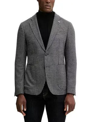 JOOP! Houndstooth Single-breasted Blazer - Grey