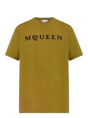 Alexander McQueen Logo-print T-shirt - Brown