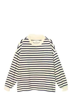 Xirena Honor Striped Sweatshirt - White