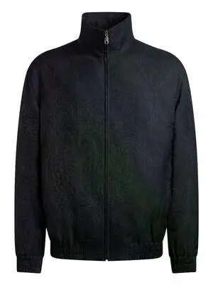 Etro Paisley-jacquard Bomber Jacket - Blue