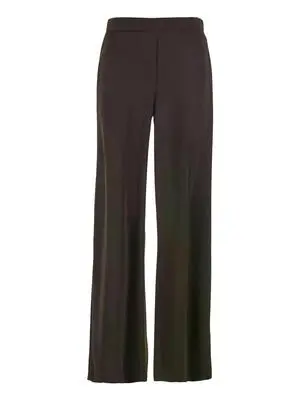 P.a.r.o.s.h Elasticated Palazzo Pants - Brown