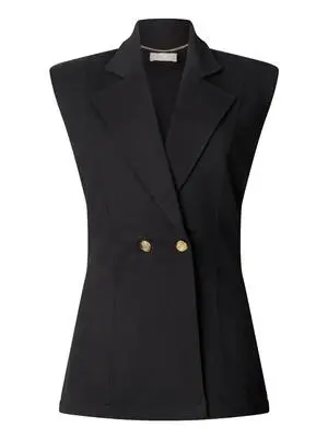 Liu Jo Double-breasted Waistcoat - Black