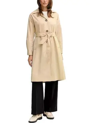 PEDRO DEL HIERRO Button-up Trench Coat - Neutrals