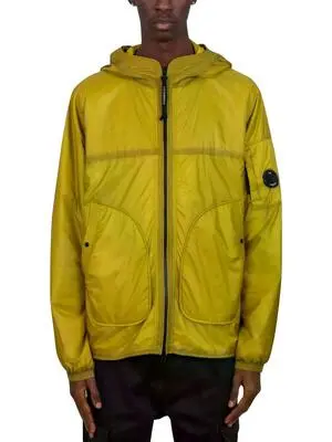 C.P. COMPANY Zip-up Hooded Jacket - Yellow