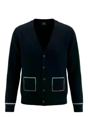 Paul Smith Pocket V-neck Cardigan - Black