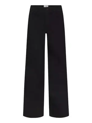 FRAME Le Slim Wide-leg Jeans - Black
