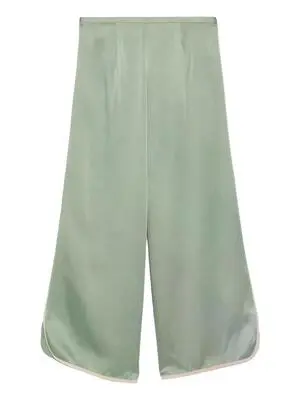 FORTE_FORTE Pleated Trousers - Green