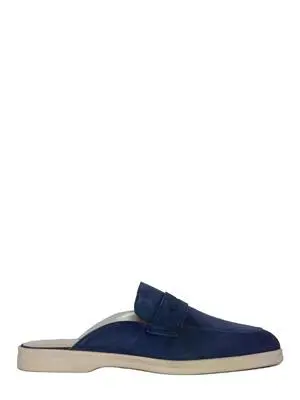 SOPHIQUE MILANO Riviera Penny-strap Mules - Blue