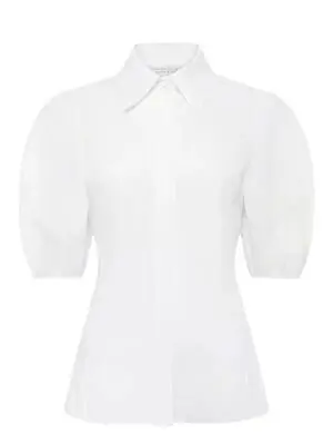 GABRIELA HEARST Sansi Puff-Sleeve Shirt