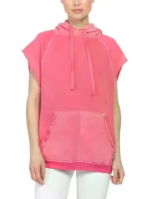 FREECITY Sleeveless Hoodie - Pink