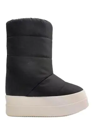 RICK OWENS 65mm Lunar Round-Toe Boots