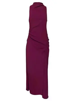 A.L.C. Inez Roll-neck Maxi Dress - Red