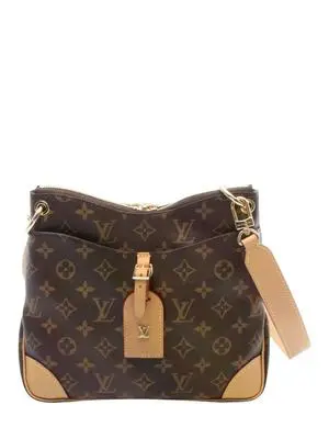 LOUIS VUITTON 1990-2010 Monogram Odeon Pm Crossbody Bag - Brown