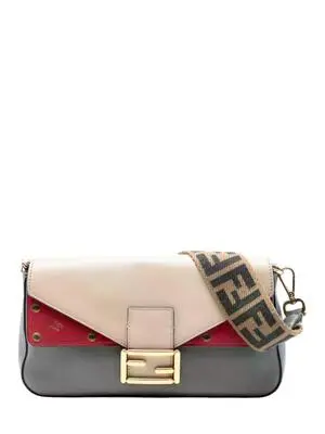 Fendi Ff 1974 Baguette Crossbody Bag - Grey