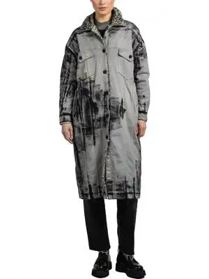Avant Toi Button-fastening Coat - Grey