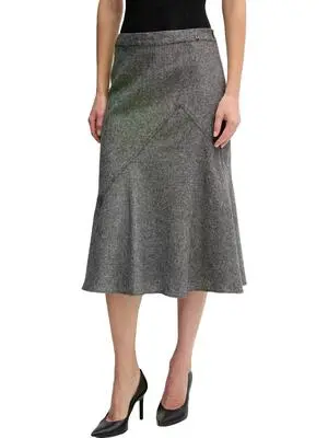 PEDRO DEL HIERRO Midi Flared Skirt - Grey