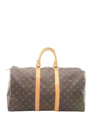 LOUIS VUITTON 2007 Monogram Keepall 45 Travel Bag - Brown